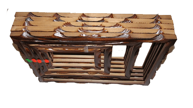 Corrugated set photo frames